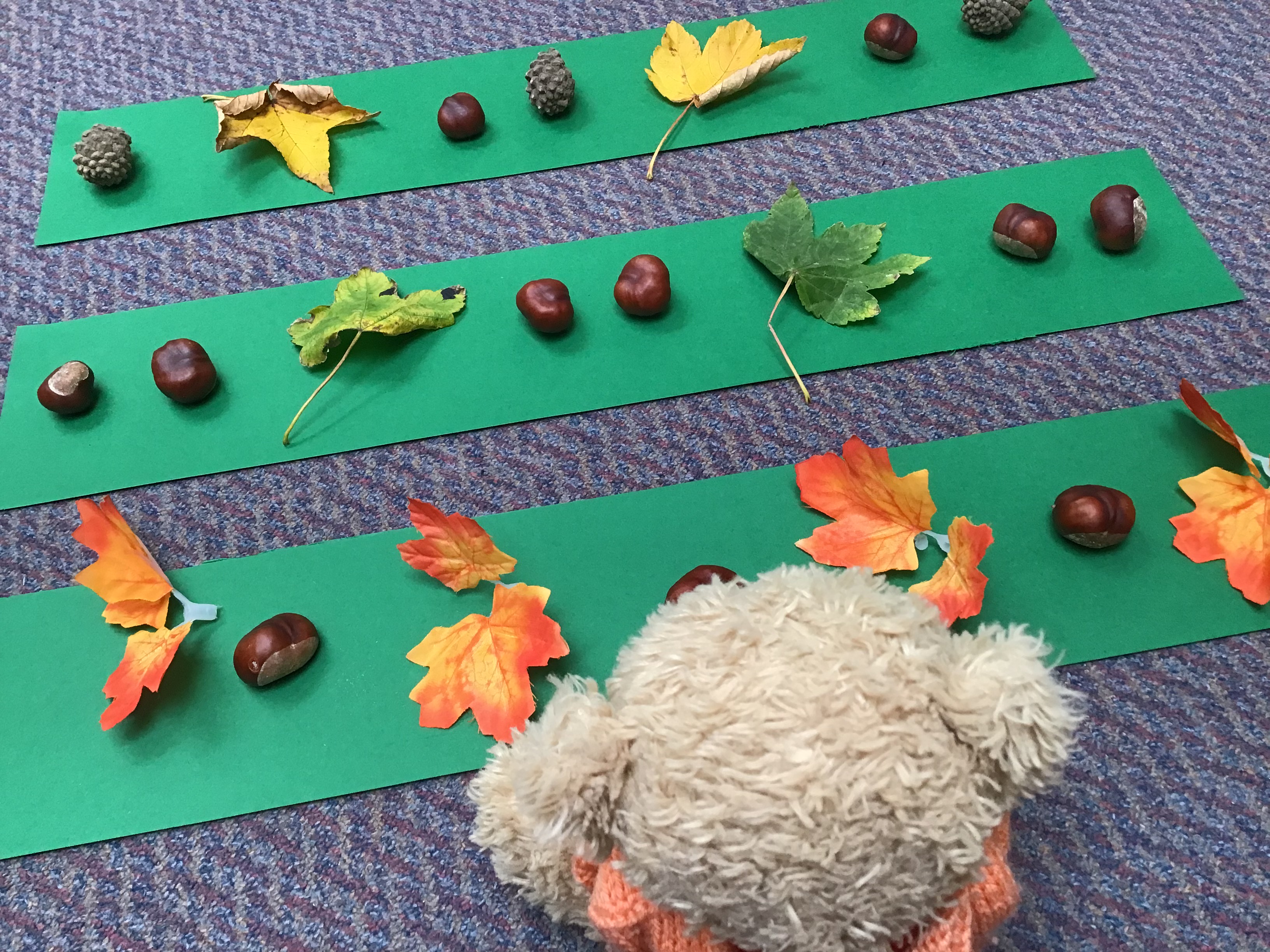 FSU enjoyed awesome autumn repeating pattern activities, making ABAB ...