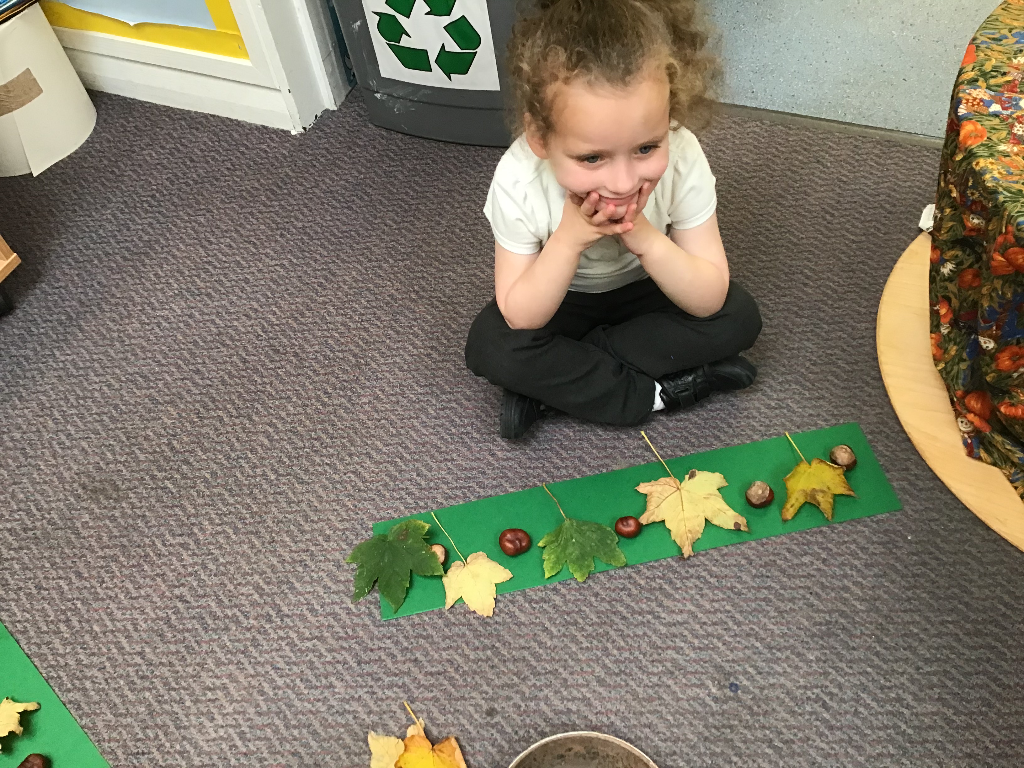 FSU enjoyed awesome autumn repeating pattern activities, making ABAB ...
