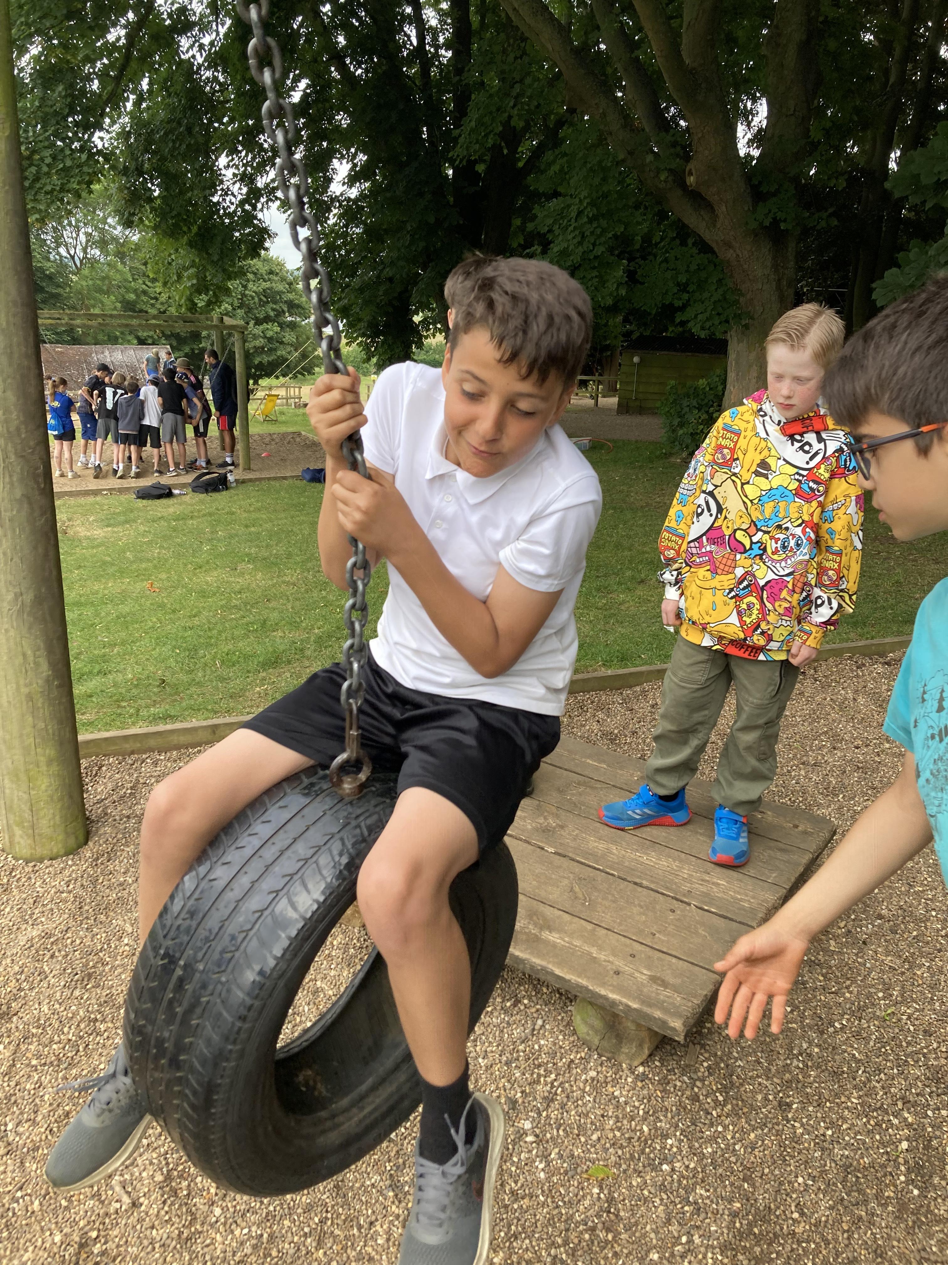 Day 2 at PGL included raft-building, orienteering, problem solving ...